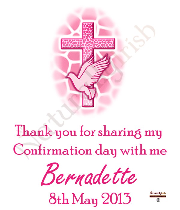 Pink Confirmation Cross