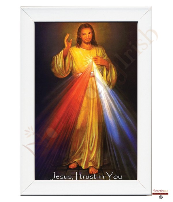 Naturally Irish - Devine Jesus Colour - Jesus I Trust in You RM Frame ...